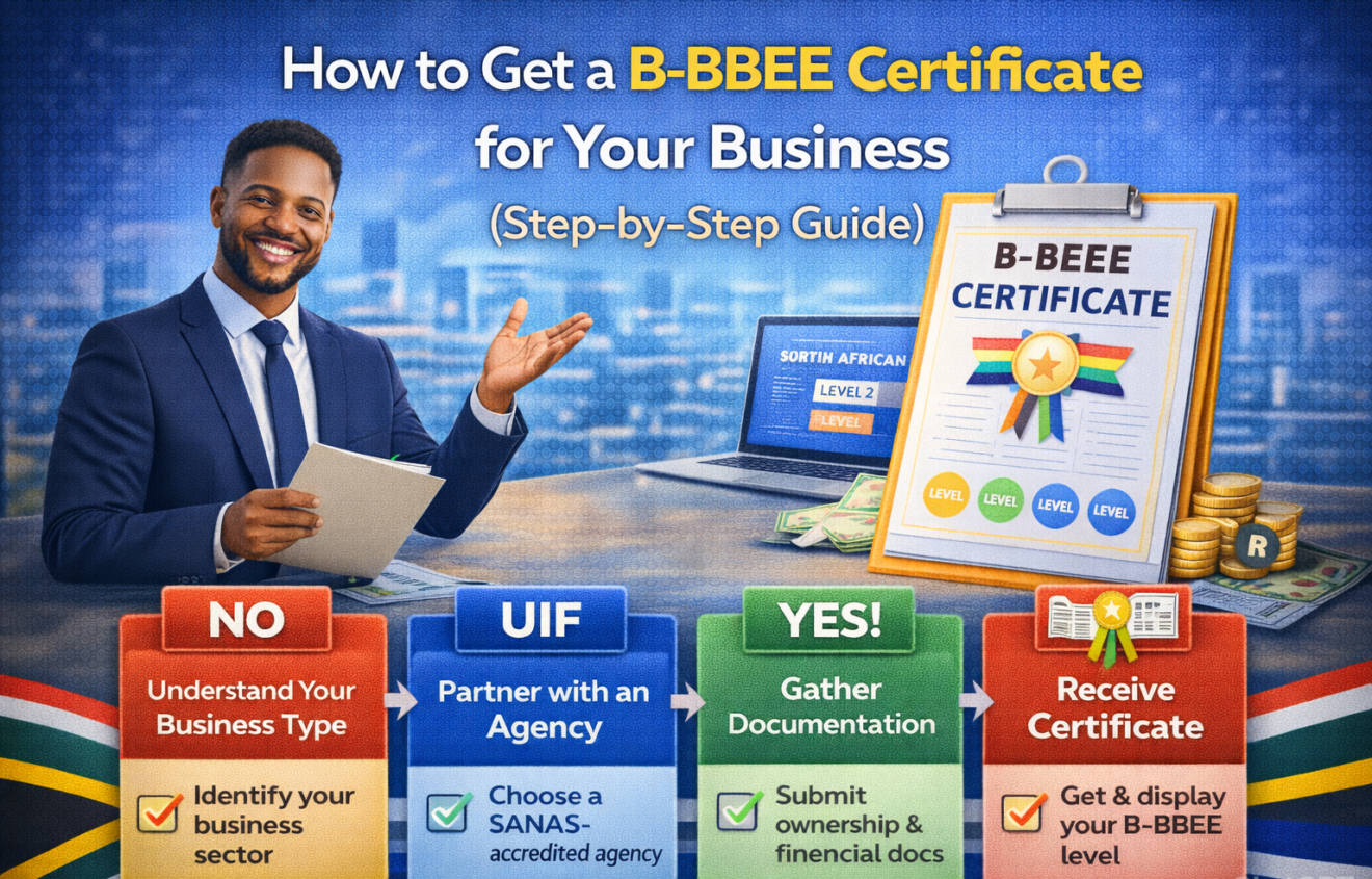 How to Get a B-BBEE Certificate for Your Business in South Africa